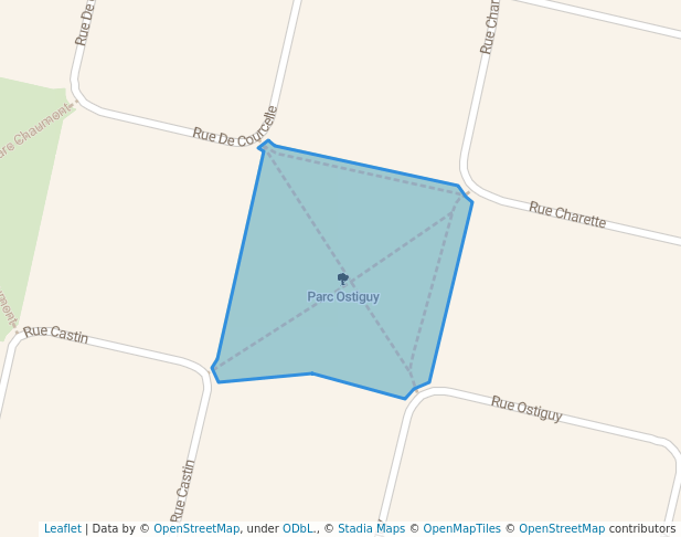 Parc Ostiguy in Chambly | Map and Routes