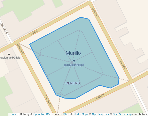 parque principal in Murillo | Map and Routes