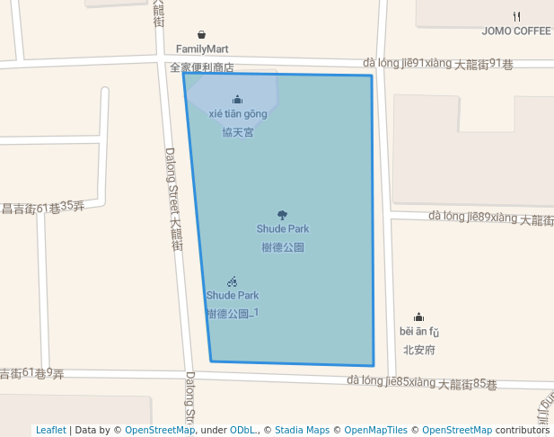 Shude Park in Taipei | Map and Routes