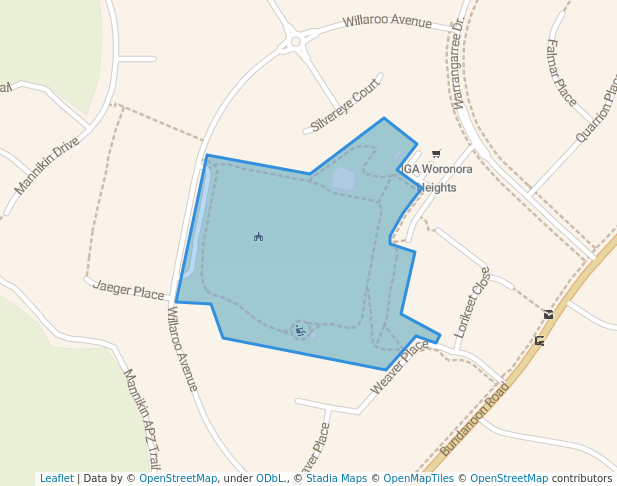 Woronora Heights Oval in Woronora Heights | Map and Routes