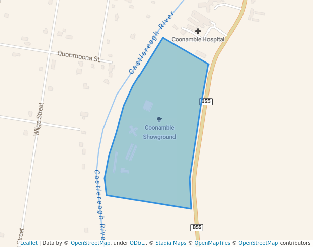 Coonamble Showground in Coonamble | Map and Routes