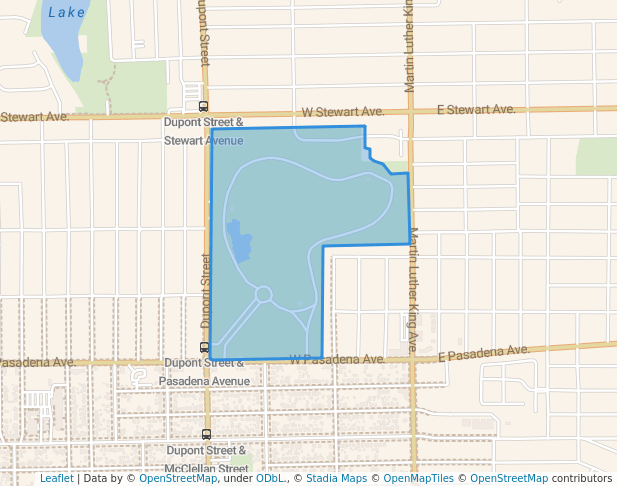 Max Brandon Park in Flint | Map and Routes