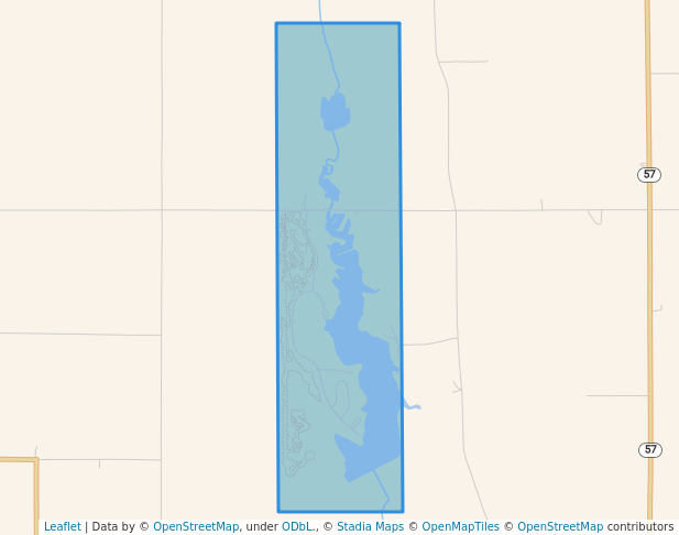 Maskenthine State Recreation Area in Stanton | Map and Routes