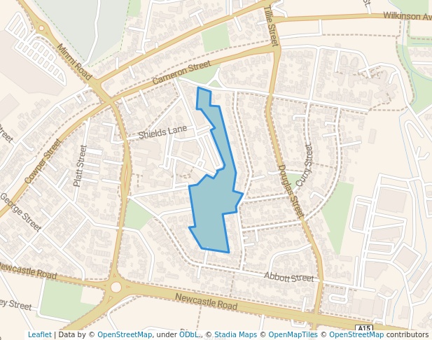 Collier Street Park in Wallsend | Map and Routes