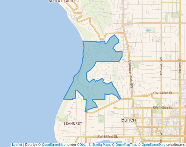 Ed Munro Seahurst Park in Burien | Map and Routes