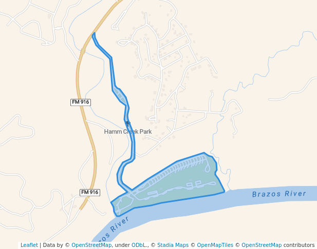 Hamm Creek Park in Rio Vista | Map and Routes