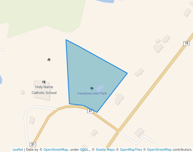 meadowcrest Park in Kingston | Map and Routes