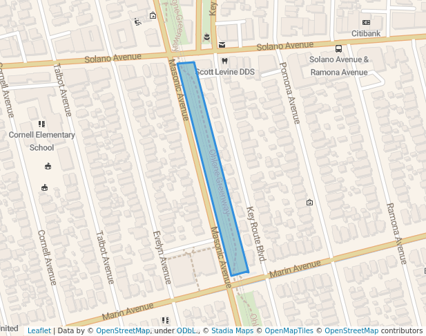 Ohlone Greenway in Albany | Map and Routes