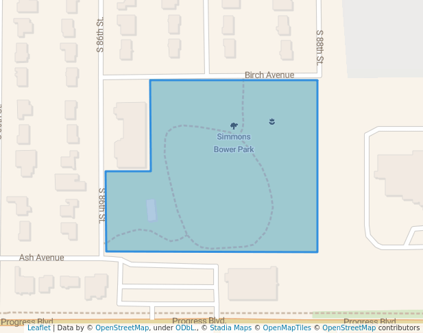 Simmons Bower Park in Tampa | Map and Routes