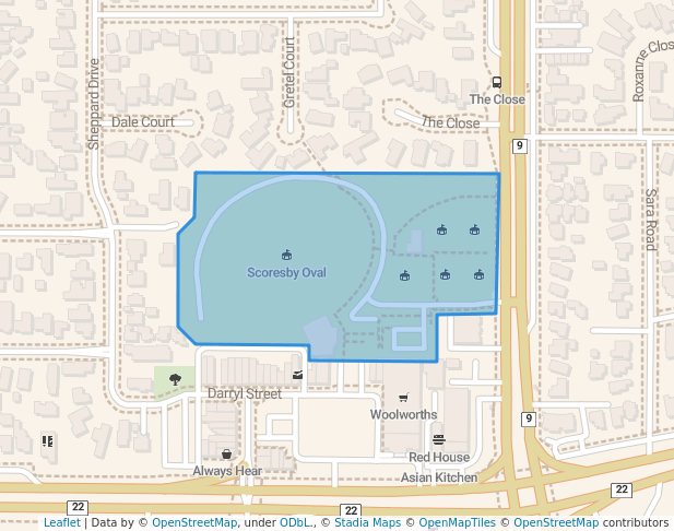 Scoresby Recreation Reserve in Scoresby | Map and Routes