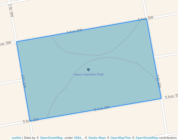 Henry Hamilton Park in Eston | Map and Routes