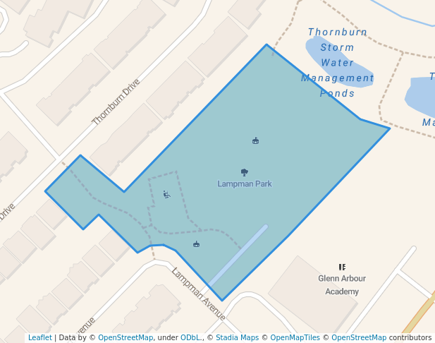Lampman Park in Burlington | Map and Routes