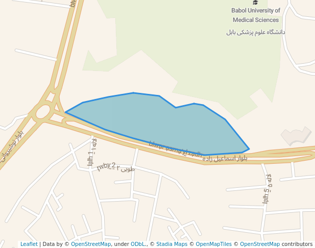 Women's Park in Babol | Map and Routes