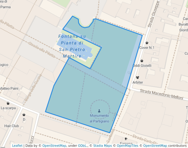 Piazza della Pace in Parma | Map and Routes