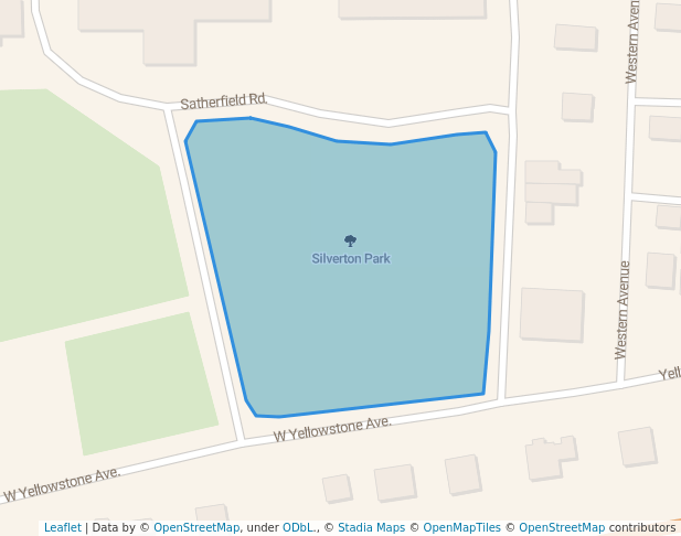 Silverton Park in Silverton | Map and Routes