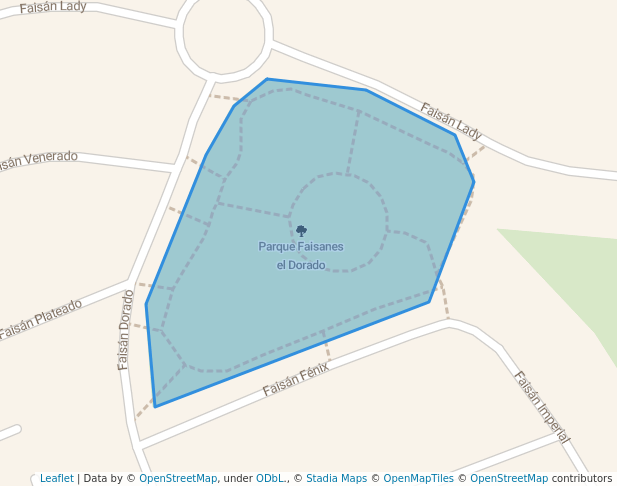 Parque Faisanes el Dorado in Guadalupe | Map and Routes