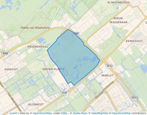 Landgoed Duindigt in Wassenaar | Map and Routes