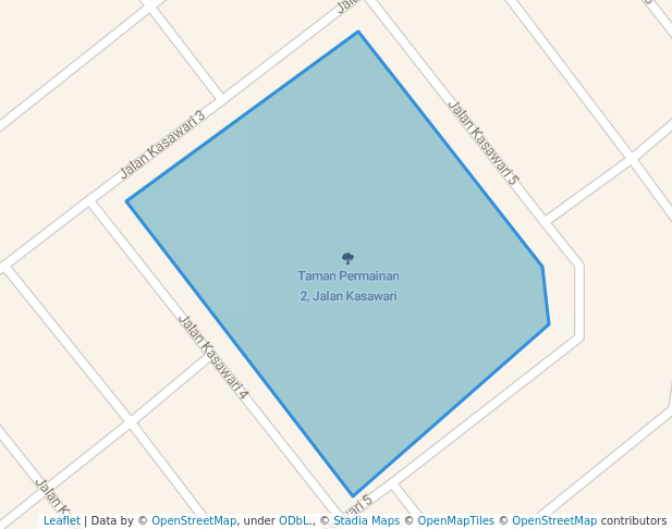 Taman Permainan 2, Jalan Kasawari in Kulai | Map and Routes