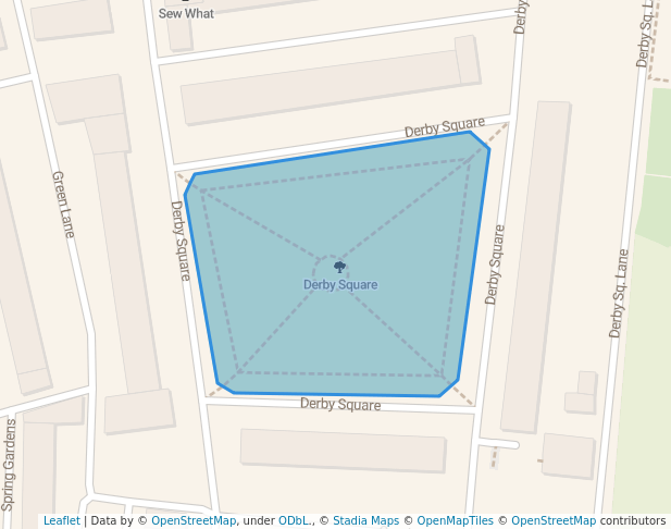Derby Square in Douglas | Map and Routes