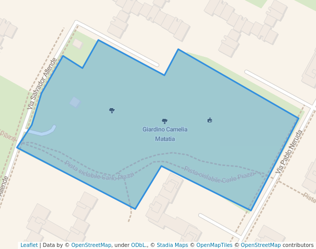 Giardino Camelia Matatia in Bologna | Map and Routes