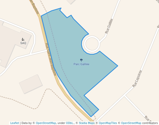 Parc Galilée in Beloeil | Map and Routes