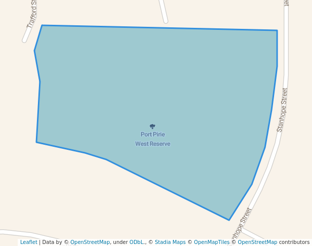 Port Pirie West Reserve in Port Pirie West | Map and Routes