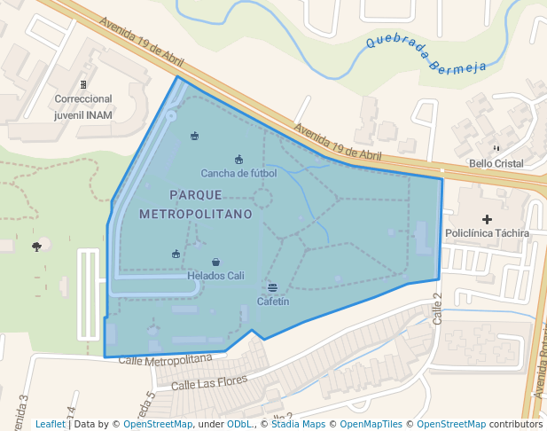 Parque Metropolitano in San Cristóbal | Map and Routes