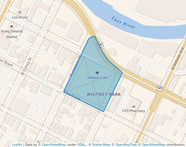 Whitney Park in Green Bay | Map and Routes