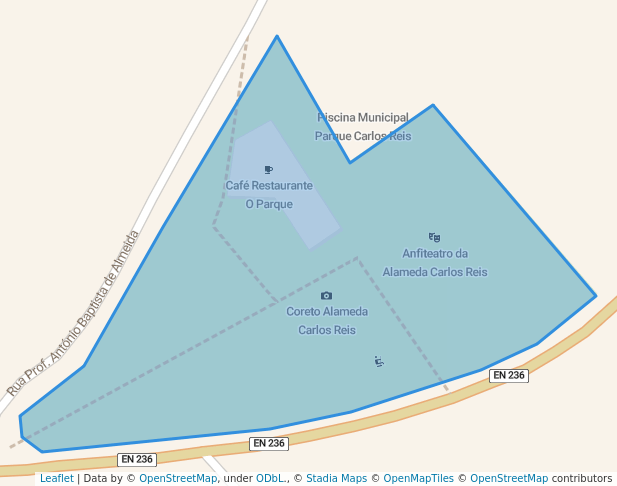 Alameda Carlos Reis in Lousã | Map and Routes