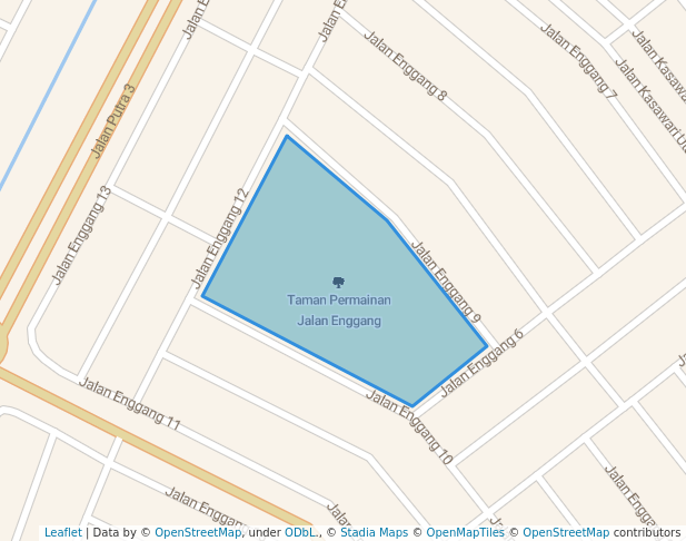 Taman Permainan Jalan Enggang in Kulai | Map and Routes