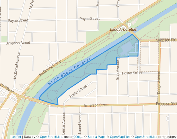 Isabella Butler Park in Evanston | Map and Routes