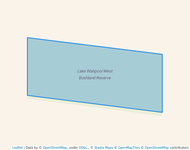Lake Wahpool West Bushland Reserve in Chinkapook | Map and Routes