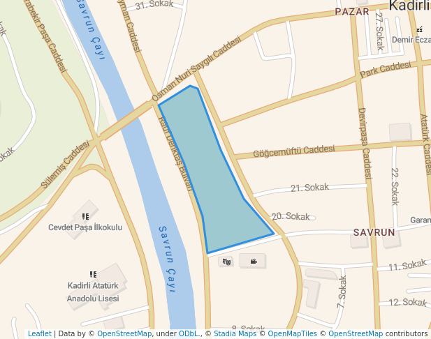 Kabasakal Parkı in Kadirli | Map and Routes