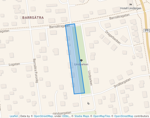 Lindparken in Sandviken | Map and Routes