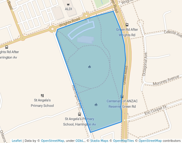 Centenary of Anzac Reserve in Castle Hill | Map and Routes