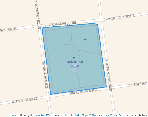 Wenchang Park in Chiayi | Map and Routes