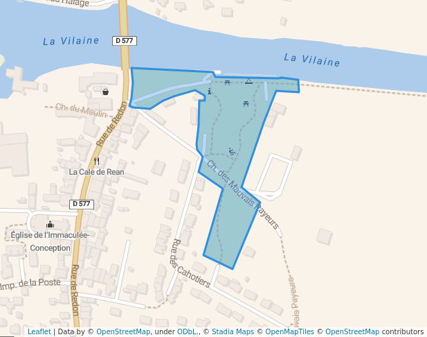 Cale de Pont-Réan in Guichen | Map and Routes