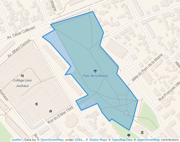Parc de la Mairie in Livry-Gargan | Map and Routes