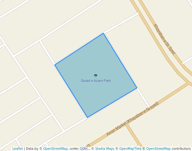 Quaid e Azam Park in Sector 2 | Map and Routes