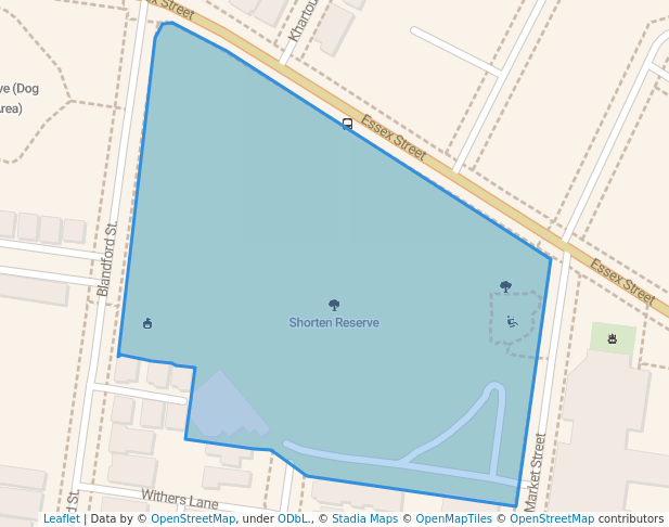 Shorten Reserve in West Footscray | Map and Routes