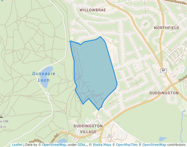 Meadowfield Park in Edinburgh | Map and Routes