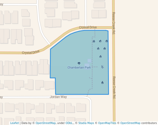 Chamberlain Park in Eagle Point | Map and Routes