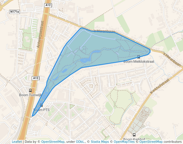 Gemeentelijk Park Boom in Boom | Map and Routes