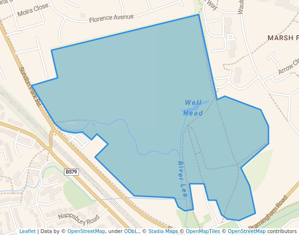 Leagrave Common in Luton | Map and Routes