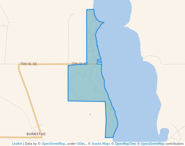 Beaver Lake State Park in Wishek | Map and Routes