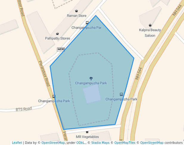 Changampuzha Park in Kochi | Map and Routes