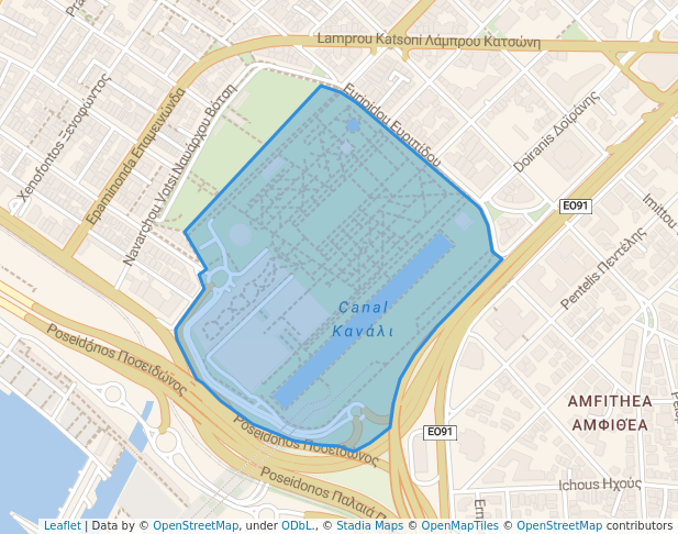 Stavros Niarxos Culture Centre in Kallithea | Map and Routes