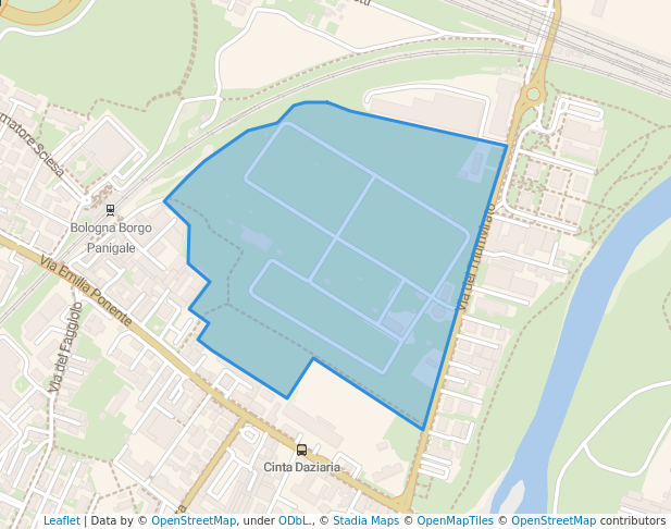 Parco dei Pini in Bologna | Map and Routes