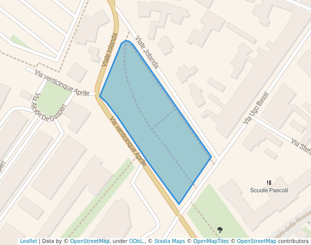 Parco delle Rimembranze in Cento | Map and Routes