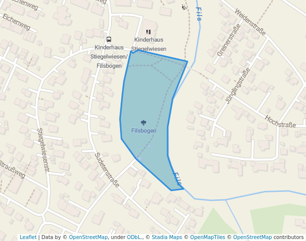 Filsbogen in Süßen | Map and Routes